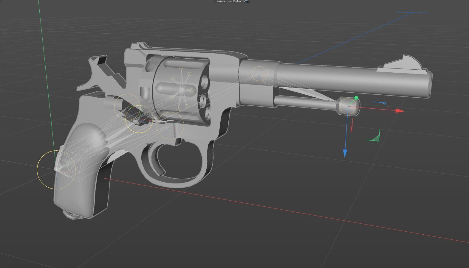 3D model Nagant M1895 Russian Gun - PBR - Low-poly 3D model VR / AR ...