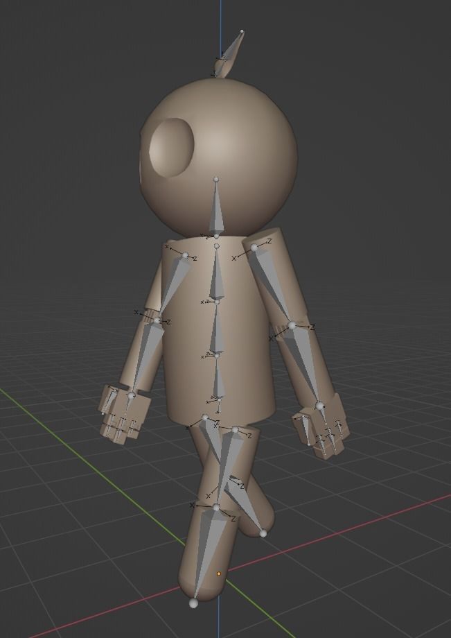 3D model wooden dummy VR / AR / low-poly | CGTrader