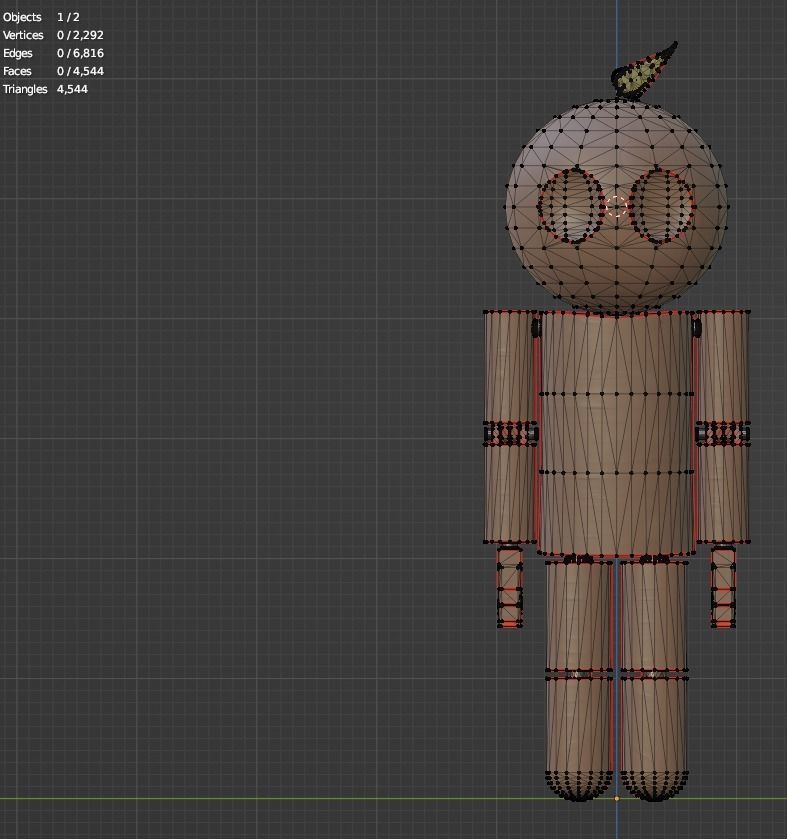 3D model wooden dummy VR / AR / low-poly | CGTrader