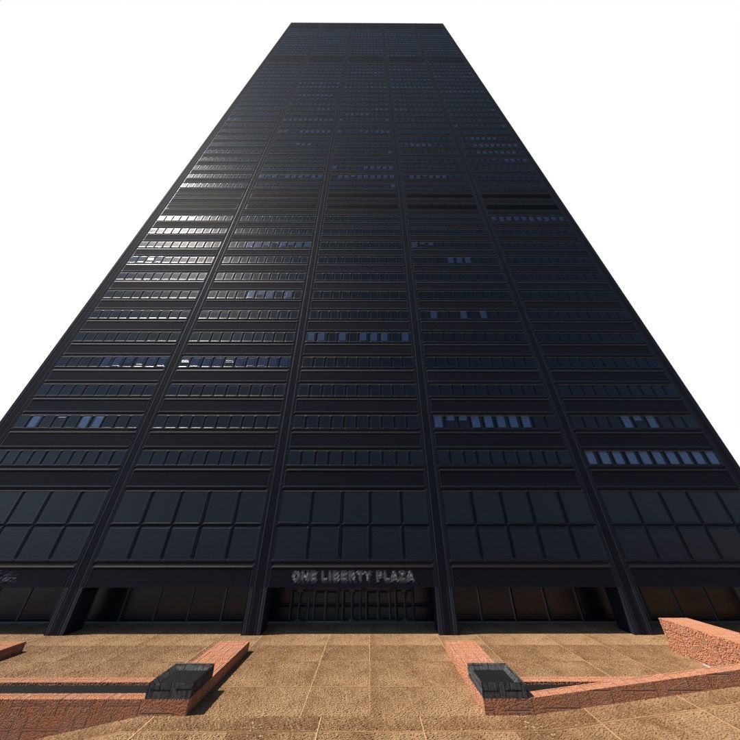 3D model one liberty plaza VR / AR / low-poly | CGTrader