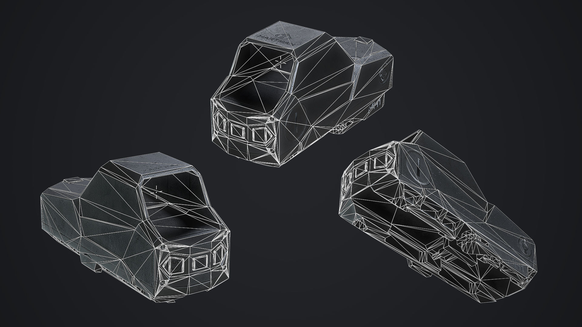 3D model RDS Hartman MH1 VR / AR / low-poly | CGTrader