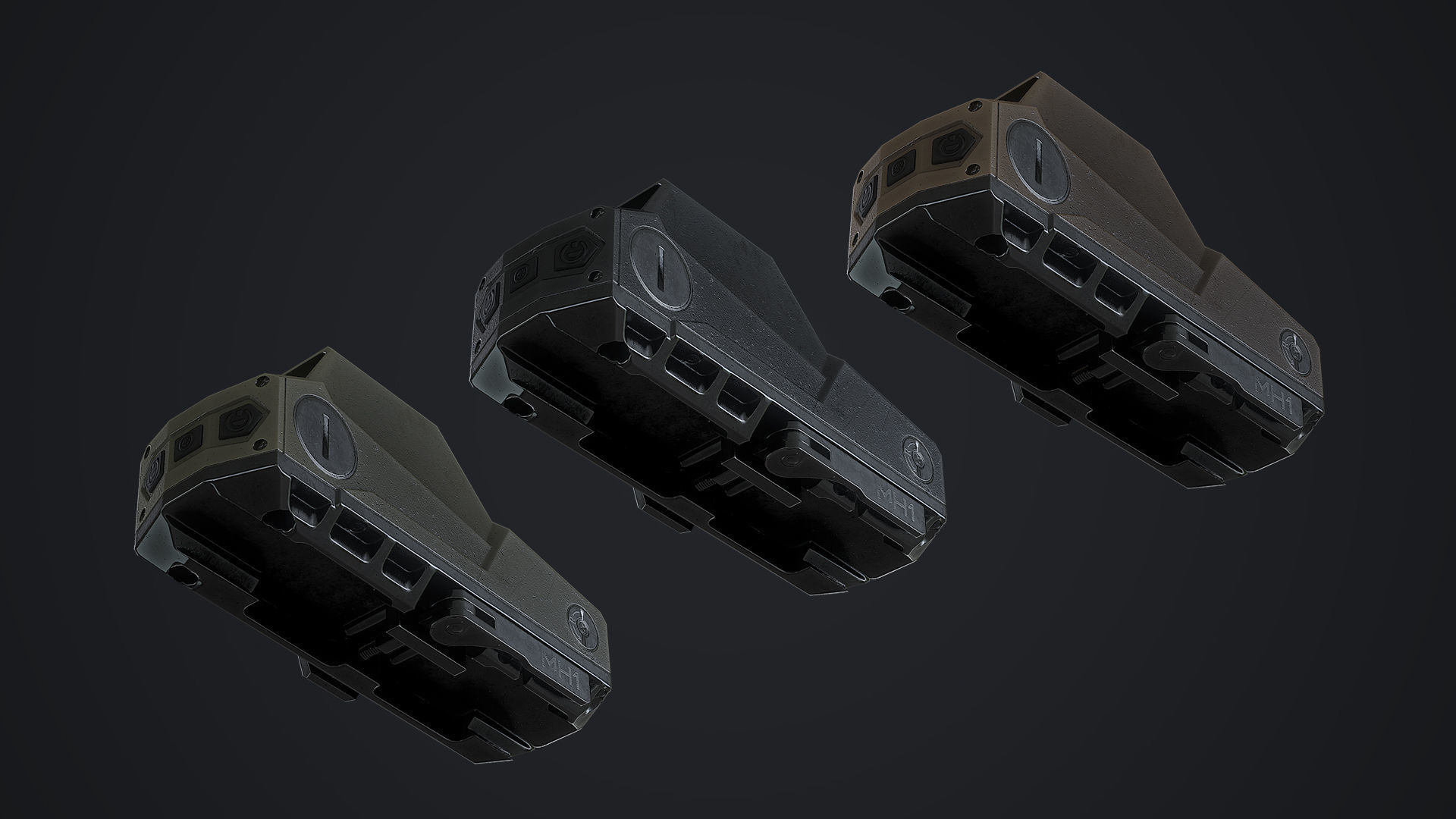 3D model RDS Hartman MH1 VR / AR / low-poly | CGTrader