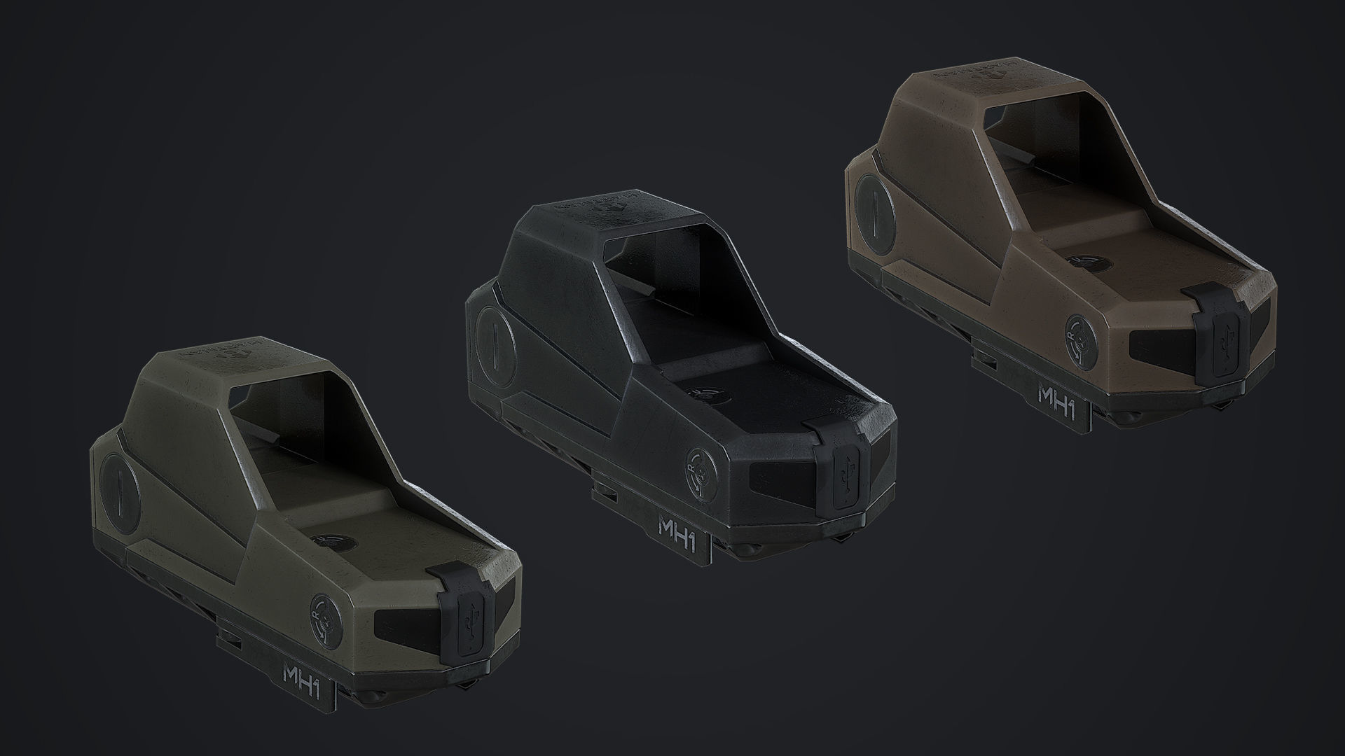 3D model RDS Hartman MH1 VR / AR / low-poly | CGTrader