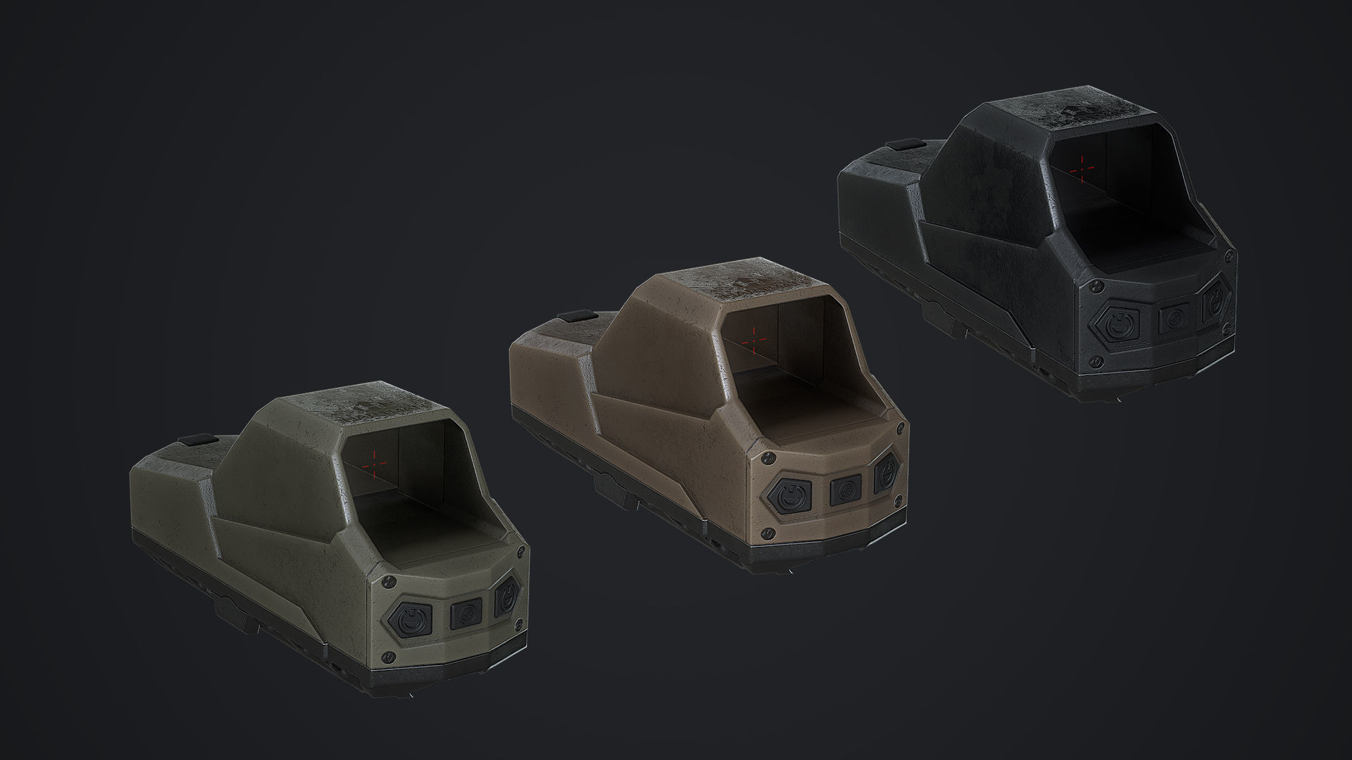 3D model RDS Hartman MH1 VR / AR / low-poly | CGTrader
