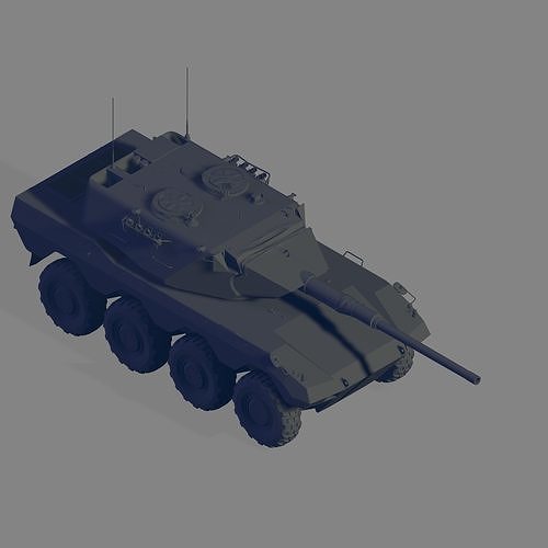 Radkampfwagen 90 3D model | CGTrader