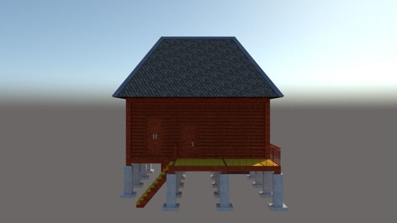 BRUNEI TRADITIONAL HOUSE free 3D model 3D printable | CGTrader