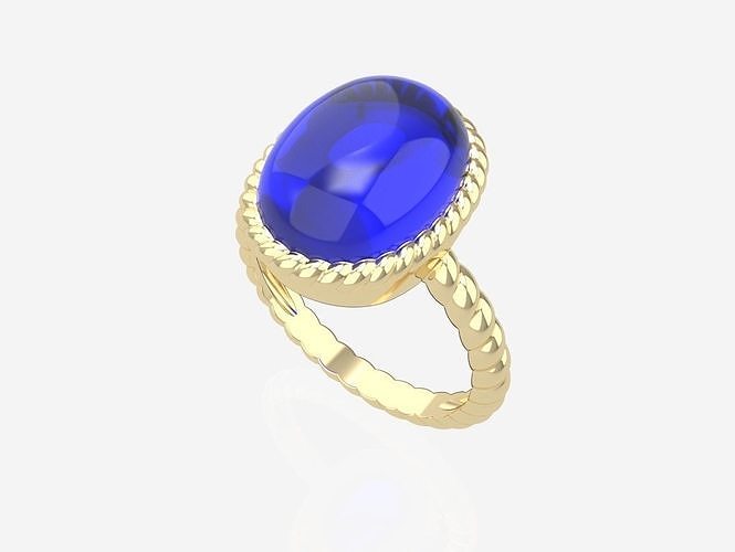 gold ring 3D model 3D printable | CGTrader