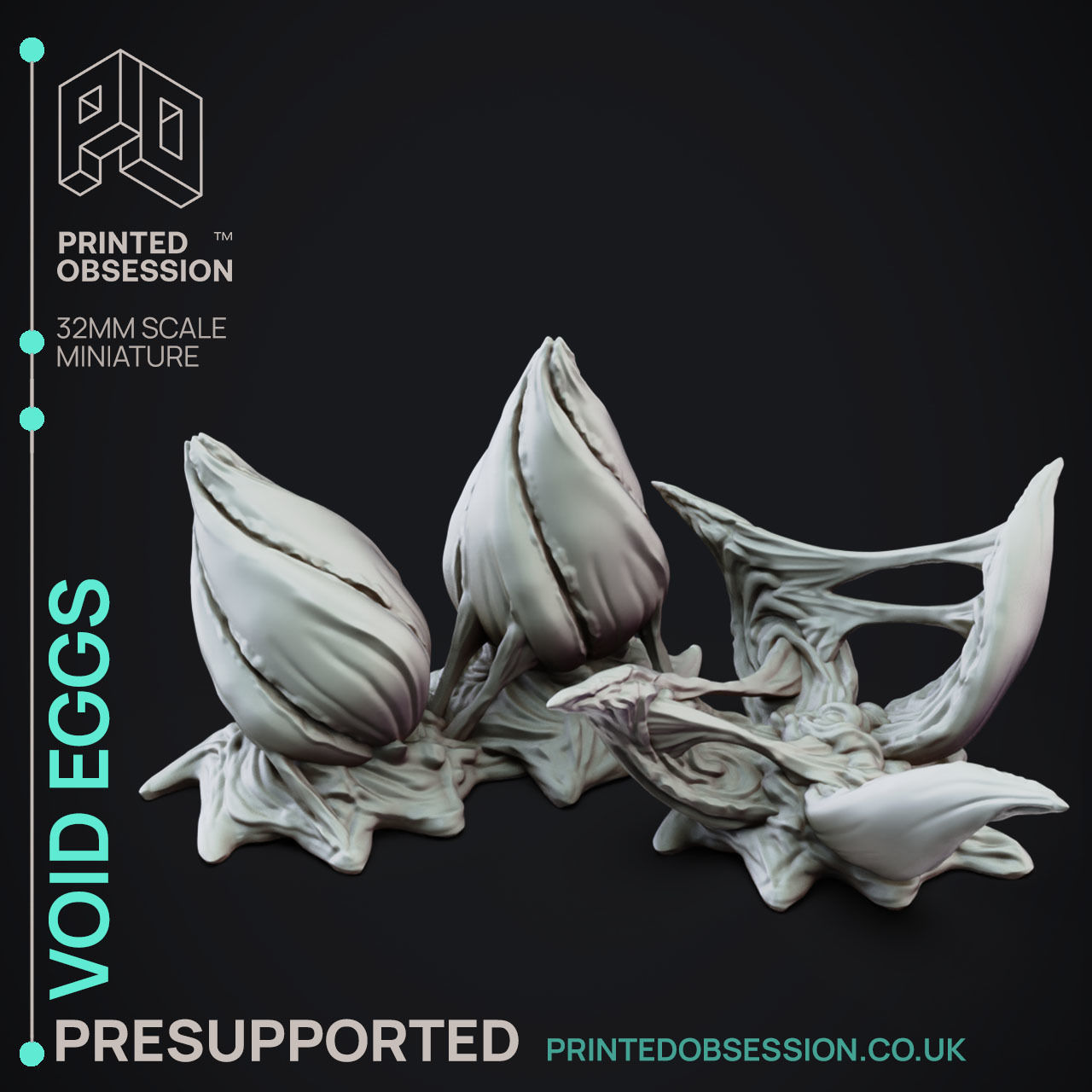 Void Eggs - 3D Printable TTRPG - PRESUPPORTED - 32mm Scale 3D model 3D ...