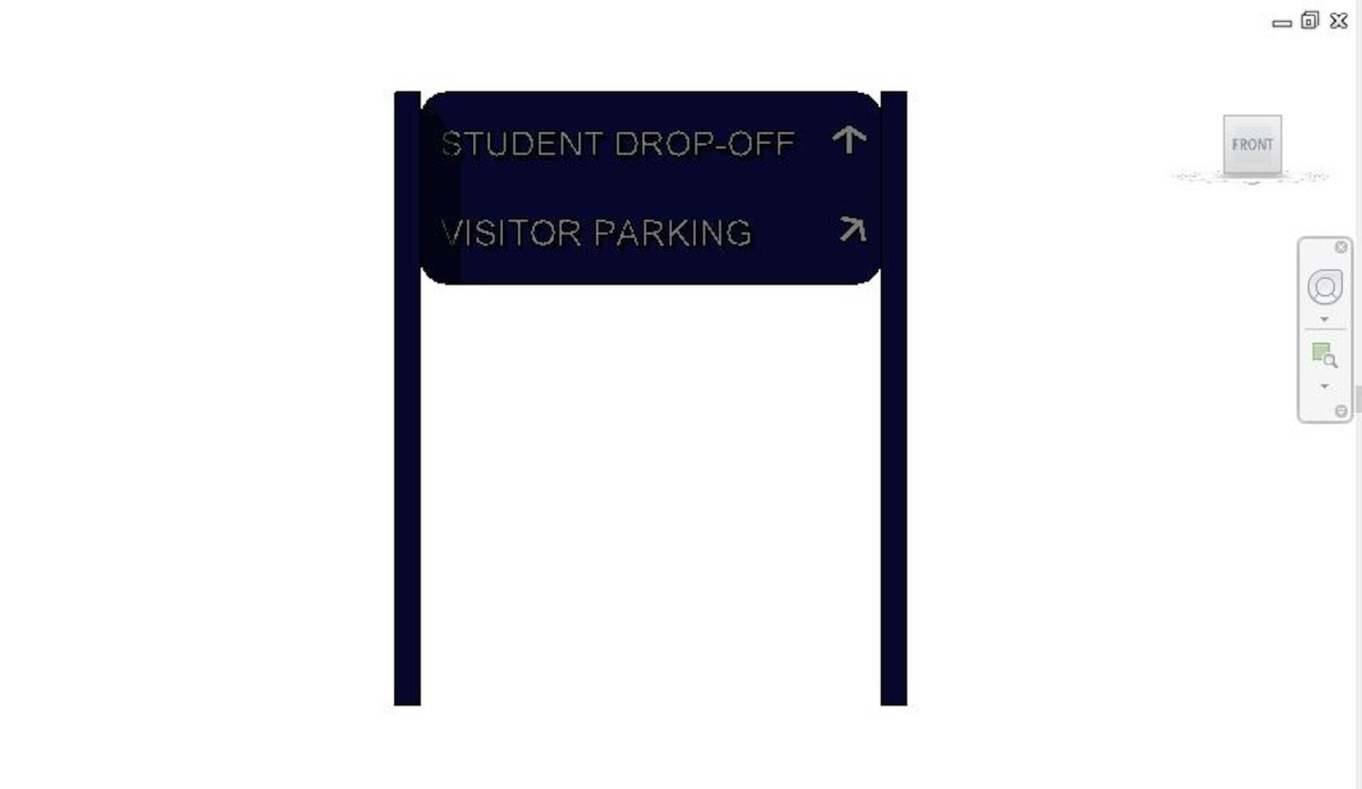 3D model Road Signs Family Revit collection VR / AR / low-poly | CGTrader