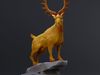 SUNHORN IBEX FANTASY CREATURE 32MM SCALE PRE-SUPPORTED 3D model 3D ...