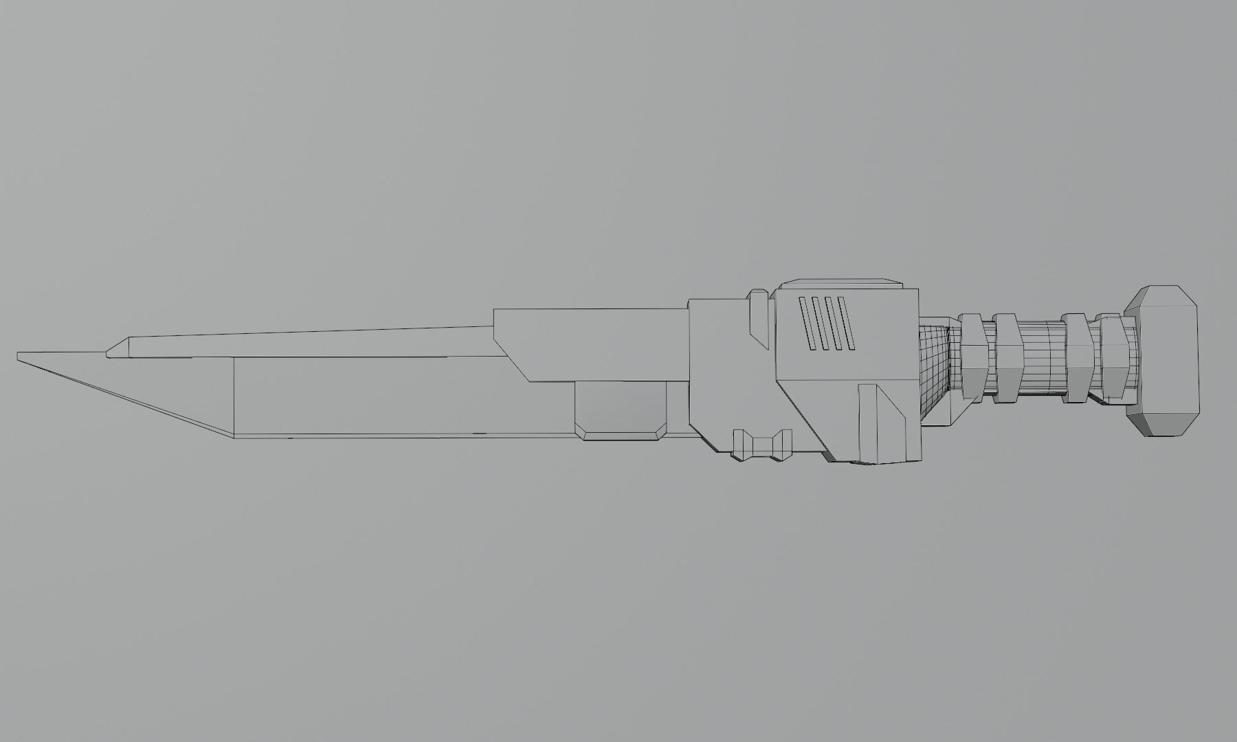 SCI FI Sword 3D model 3D print 3D model 3D printable | CGTrader