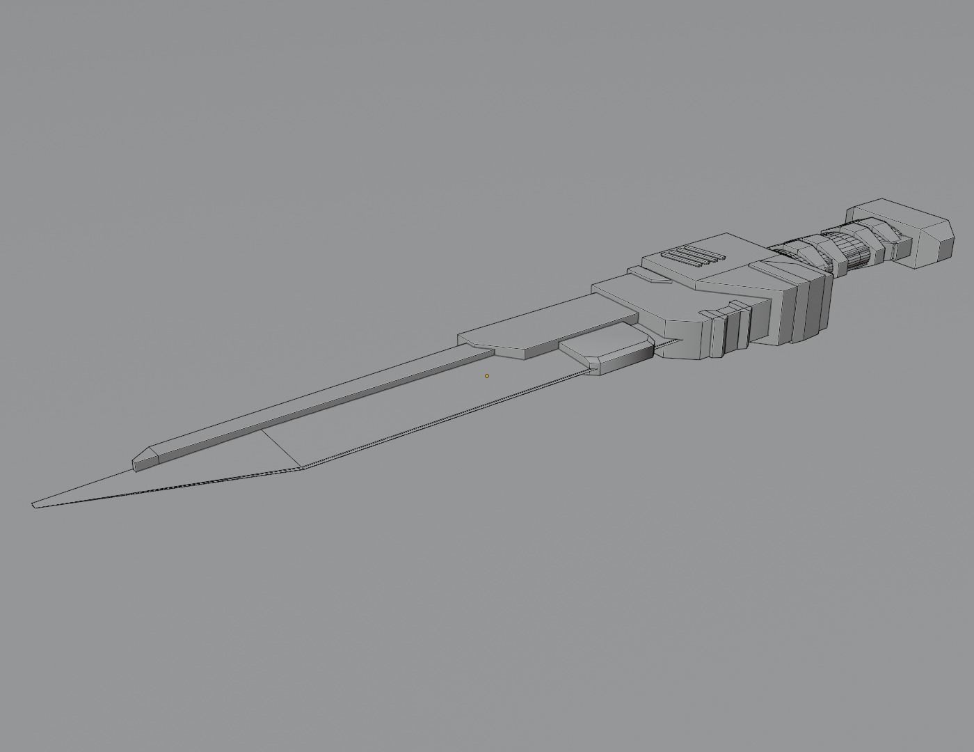 SCI FI Sword 3D model 3D print 3D model 3D printable | CGTrader