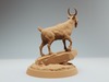 MOONHORN IBEX FANTASY CREATURE 32MM SCALE PRE-SUPPORTED 3D model 3D ...