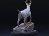 MOONHORN IBEX FANTASY CREATURE 32MM SCALE PRE-SUPPORTED 3D model 3D ...