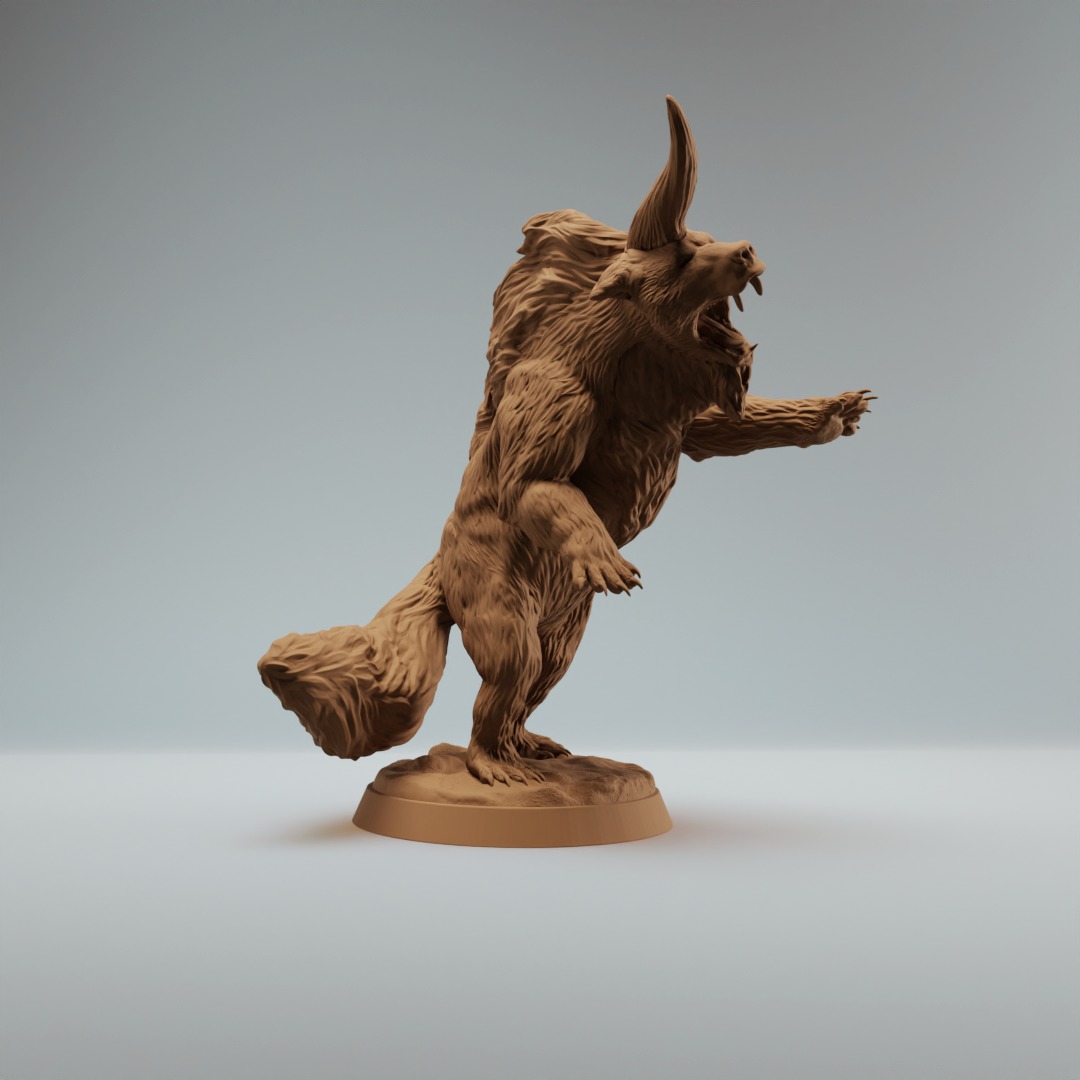 Emperor Ursa Fantasy Creature 32mm Scale Pre-supported 3D model 3D ...