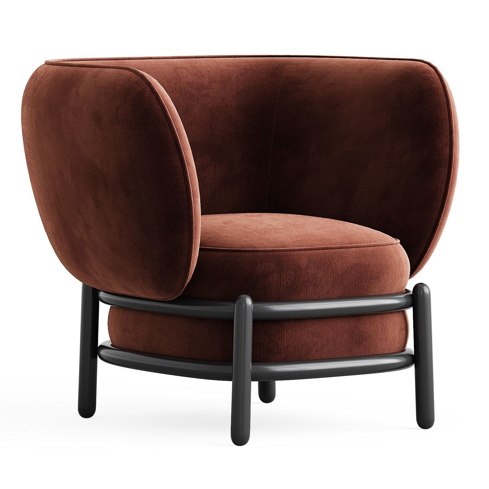 Wiener Gtv Design Luftballon Lounge Armchair 3D model | CGTrader