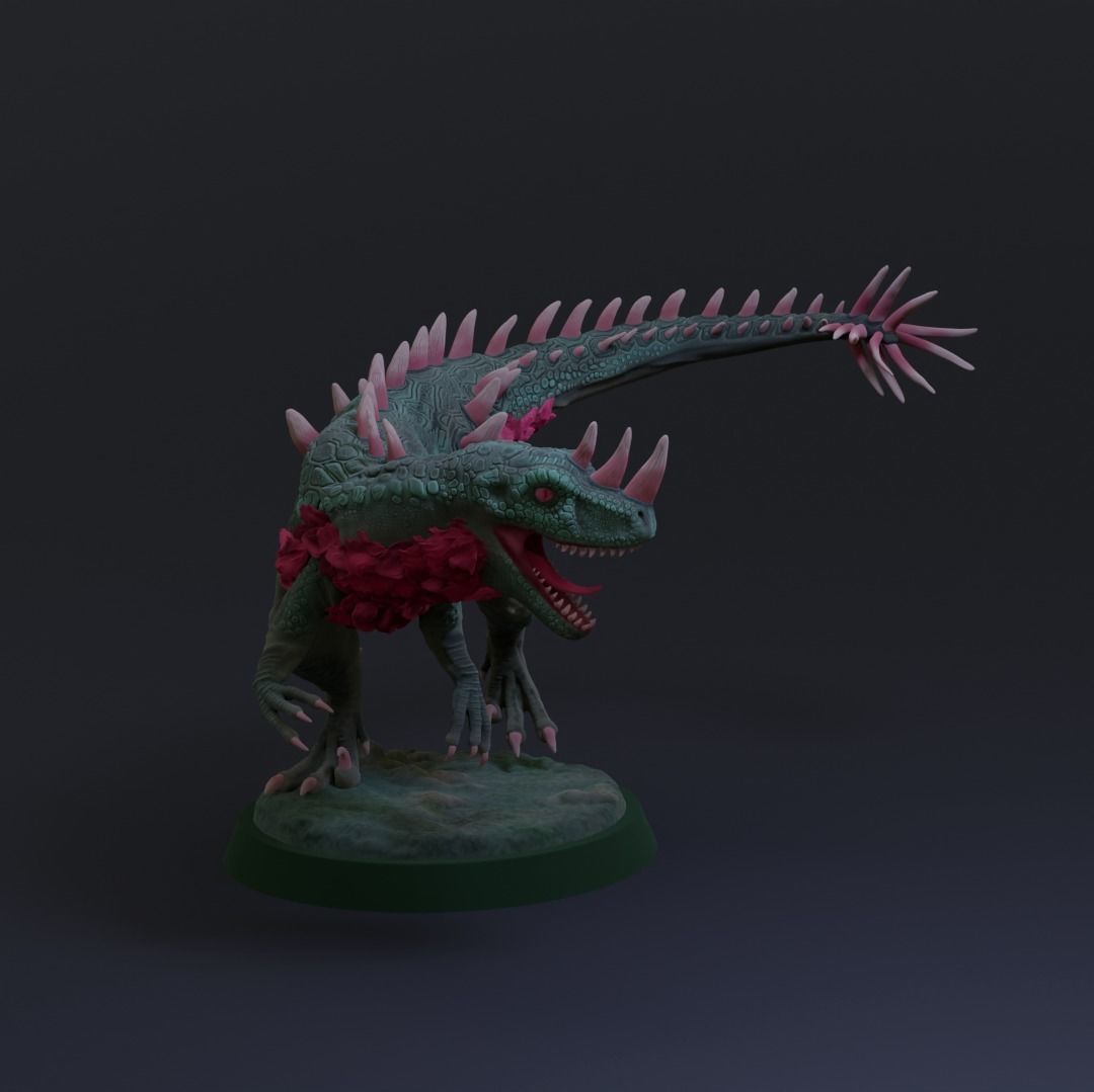 Rosethorn Raptor Fantasy Creature 32mm Scale Pre-Supported 3D model 3D ...
