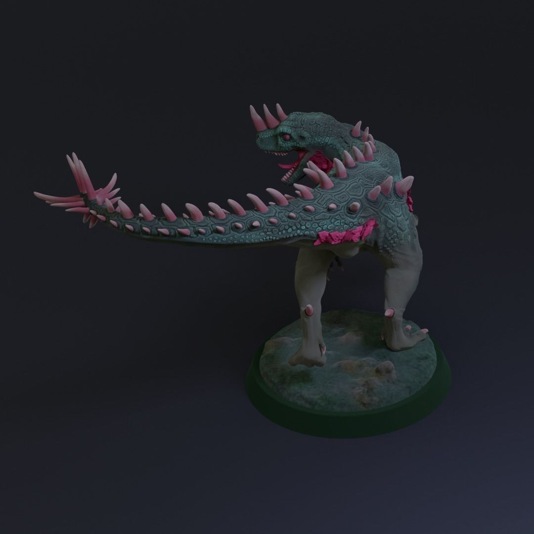 Rosethorn Raptor Fantasy Creature 32mm Scale Pre-Supported 3D model 3D ...