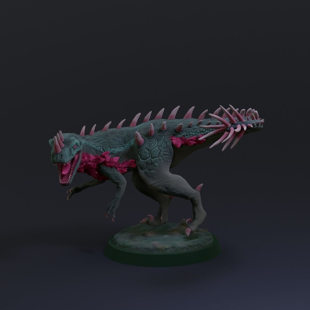 Rosethorn Raptor Fantasy Creature 32mm Scale Pre-Supported 3D model 3D ...