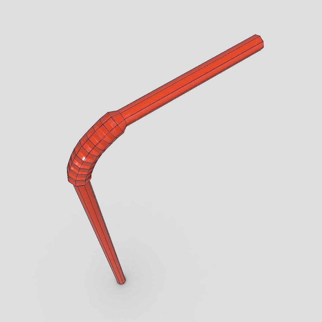 CC0 - Drinking Straw free VR / AR / low-poly 3D model | CGTrader