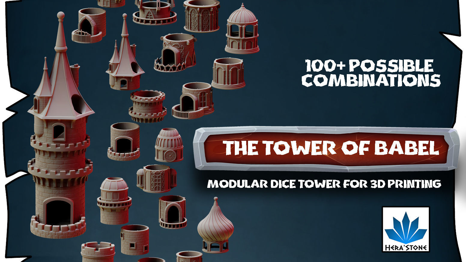The tower of Babel 3D model 3D printable | CGTrader