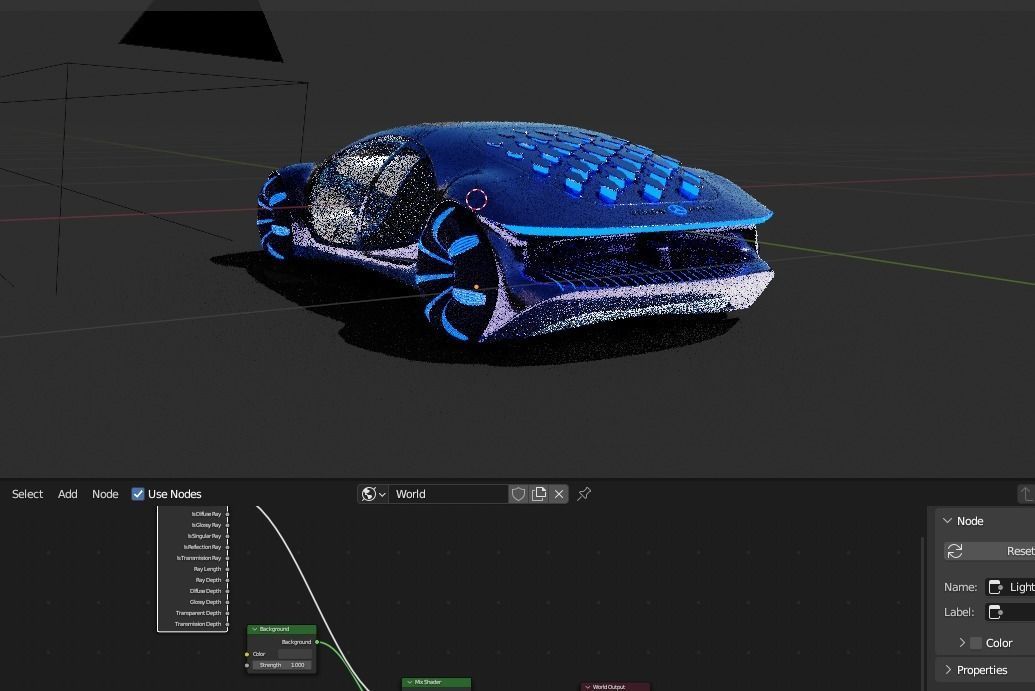 Mercedes AVTR 3D model rigged | CGTrader