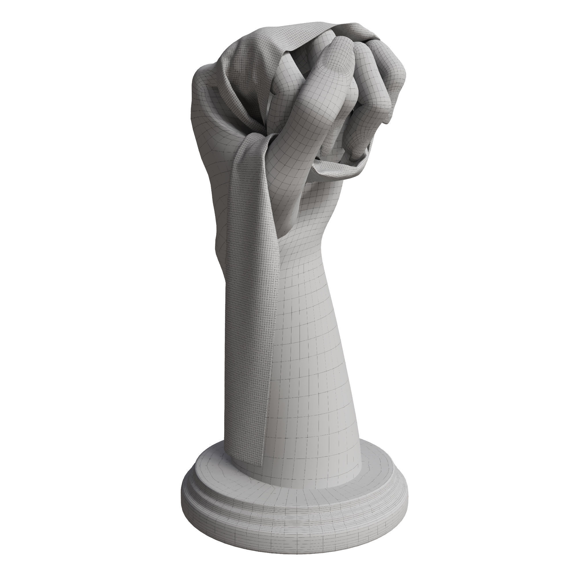 hand 2 sculpture 3D model | CGTrader