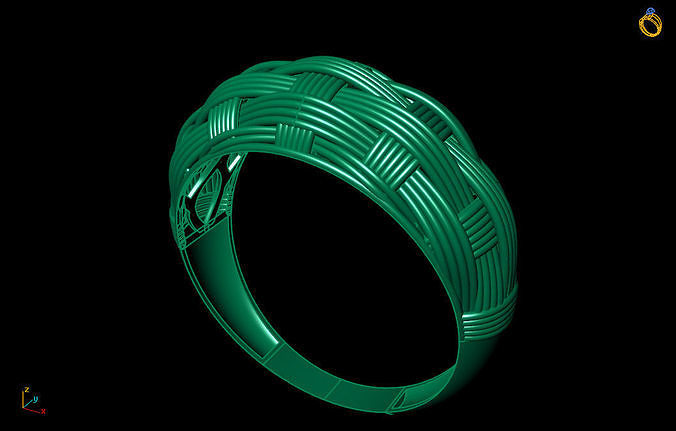 ANIL woman ring 3D model 3D printable | CGTrader