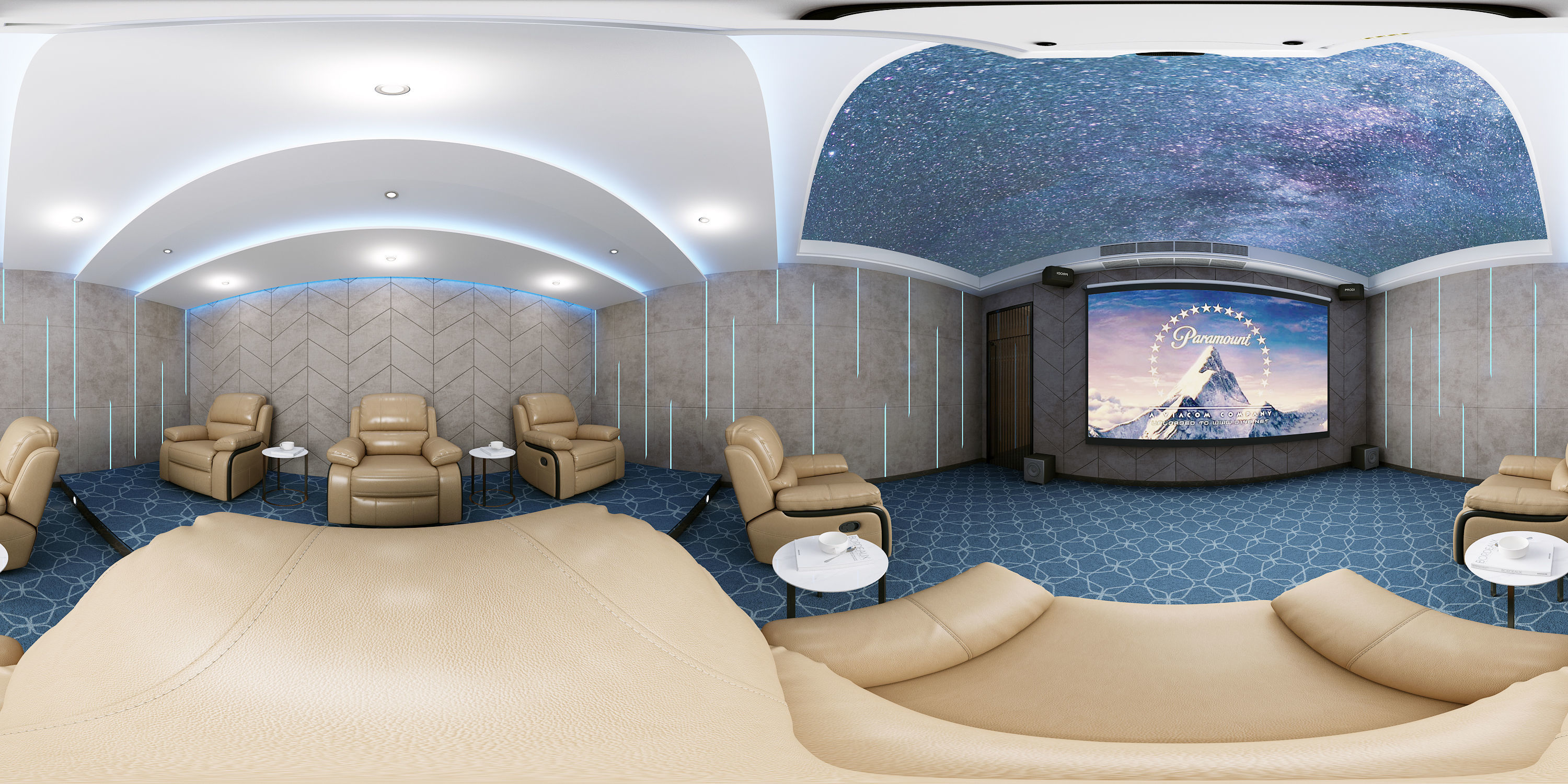 AV Room Modern 3D model | CGTrader