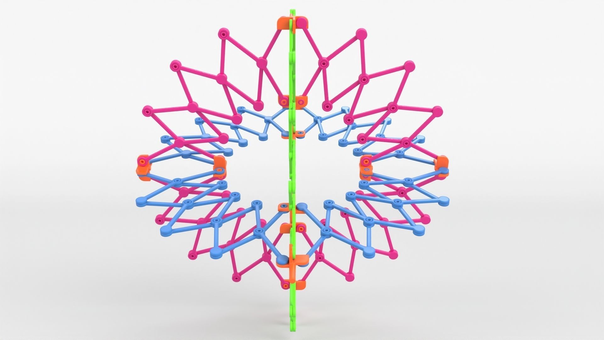 Hoberman Sphere 3D model | CGTrader