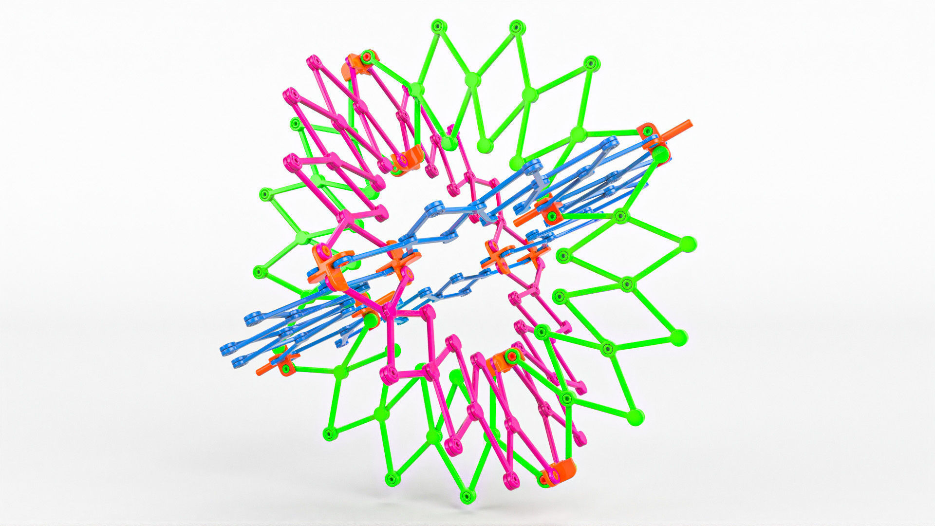 Hoberman Sphere 3D model | CGTrader