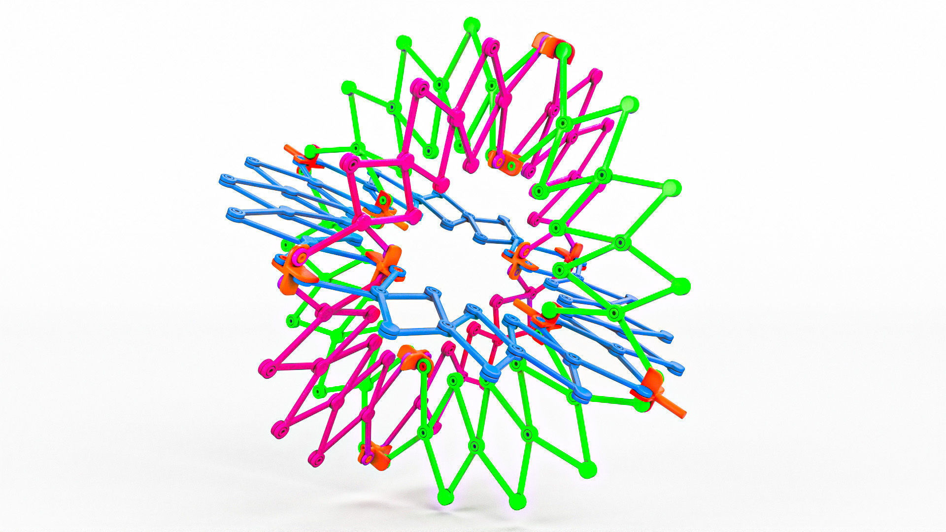 Hoberman Sphere 3D model | CGTrader