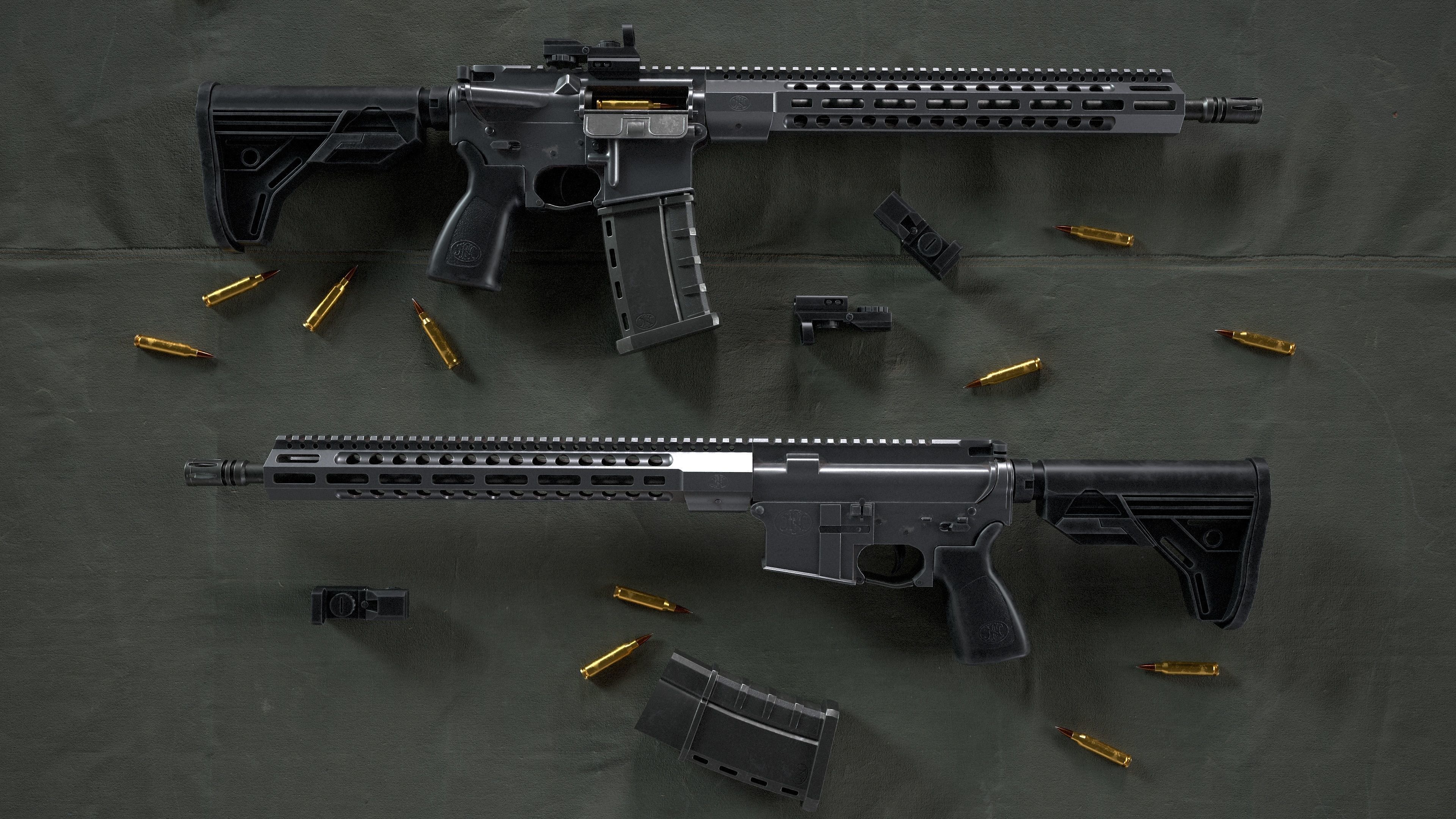 3D model FN 15 TAC3 Tactical Rifle VR / AR / low-poly | CGTrader