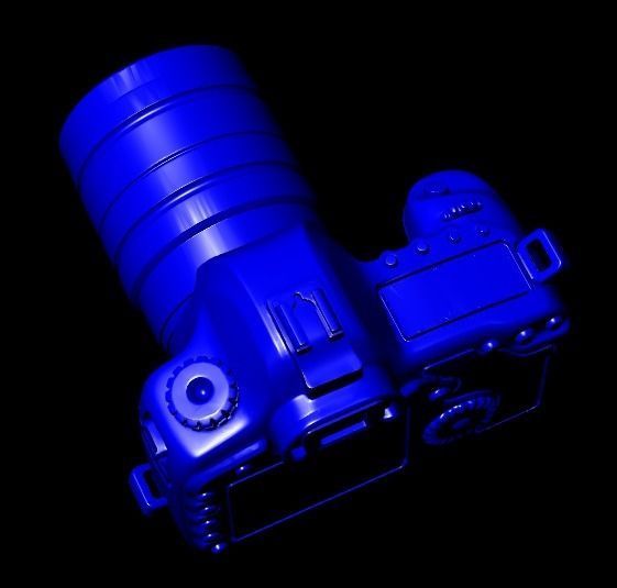 camera gold 3D model 3D printable | CGTrader