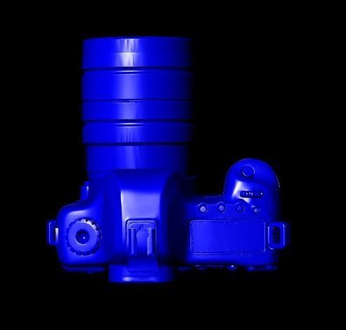 camera gold 3D model 3D printable | CGTrader