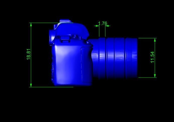 camera gold 3D model 3D printable | CGTrader