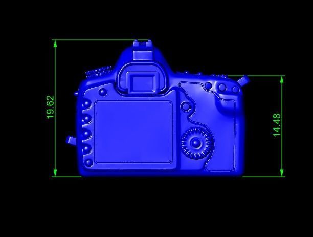 camera gold 3D model 3D printable | CGTrader