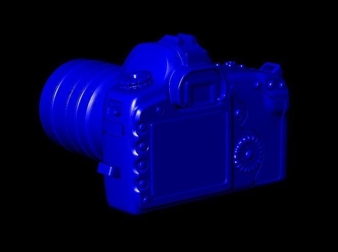 camera gold 3D model 3D printable | CGTrader