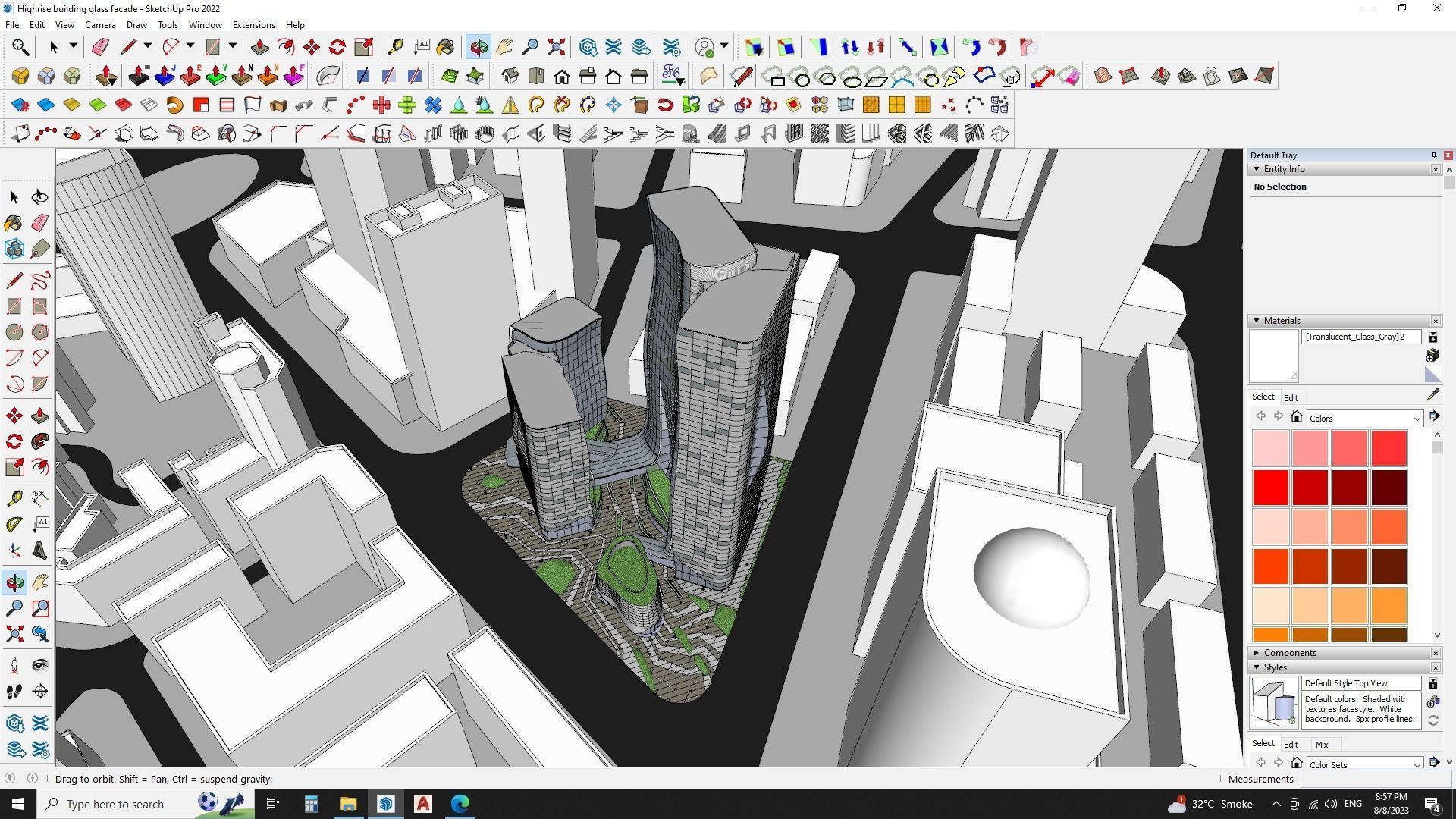high rise building sketchup 3D model | CGTrader