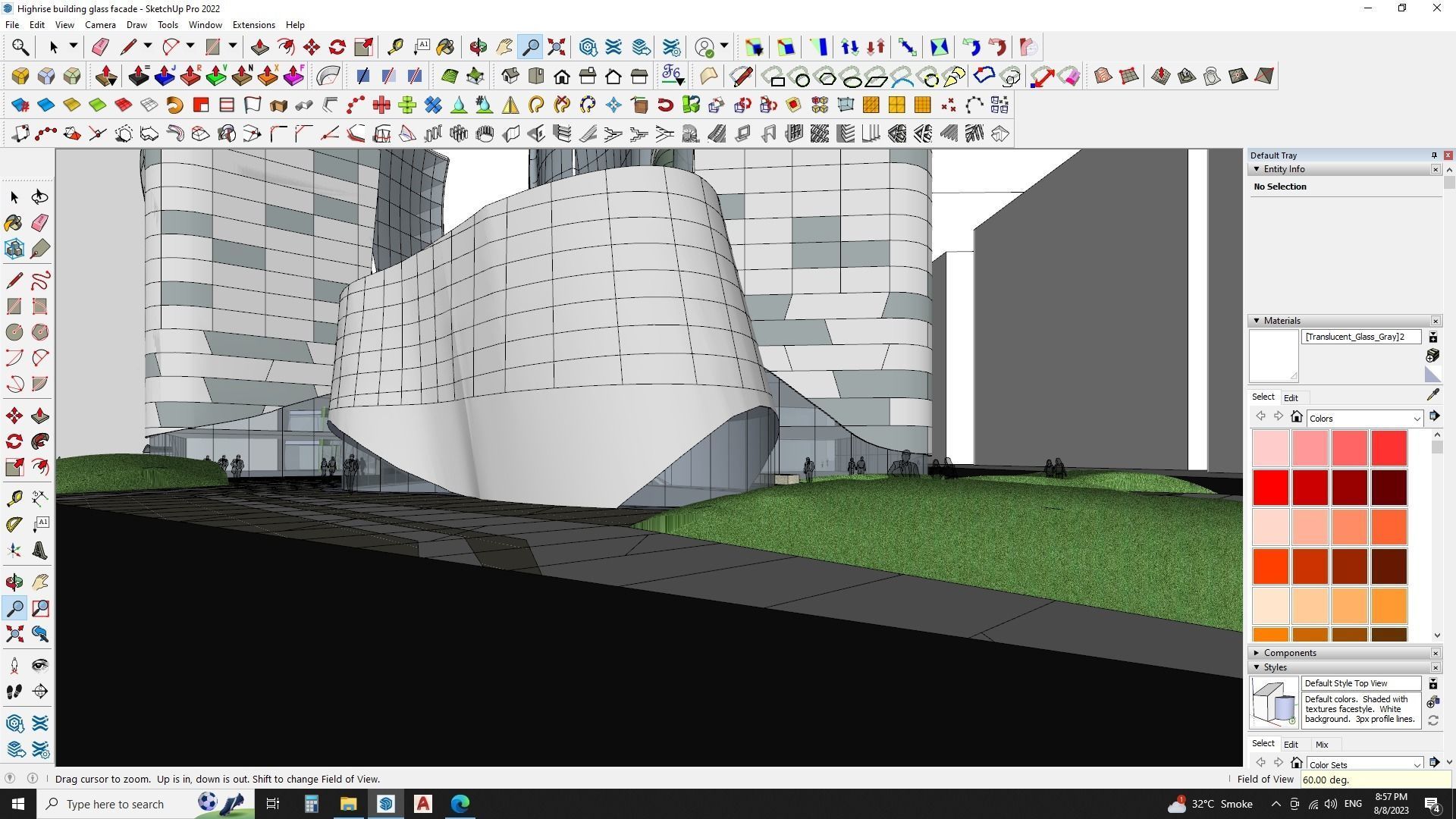 high rise building sketchup 3D model | CGTrader
