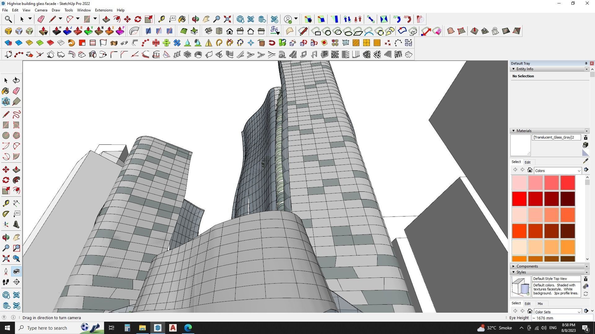 high rise building sketchup 3D model | CGTrader