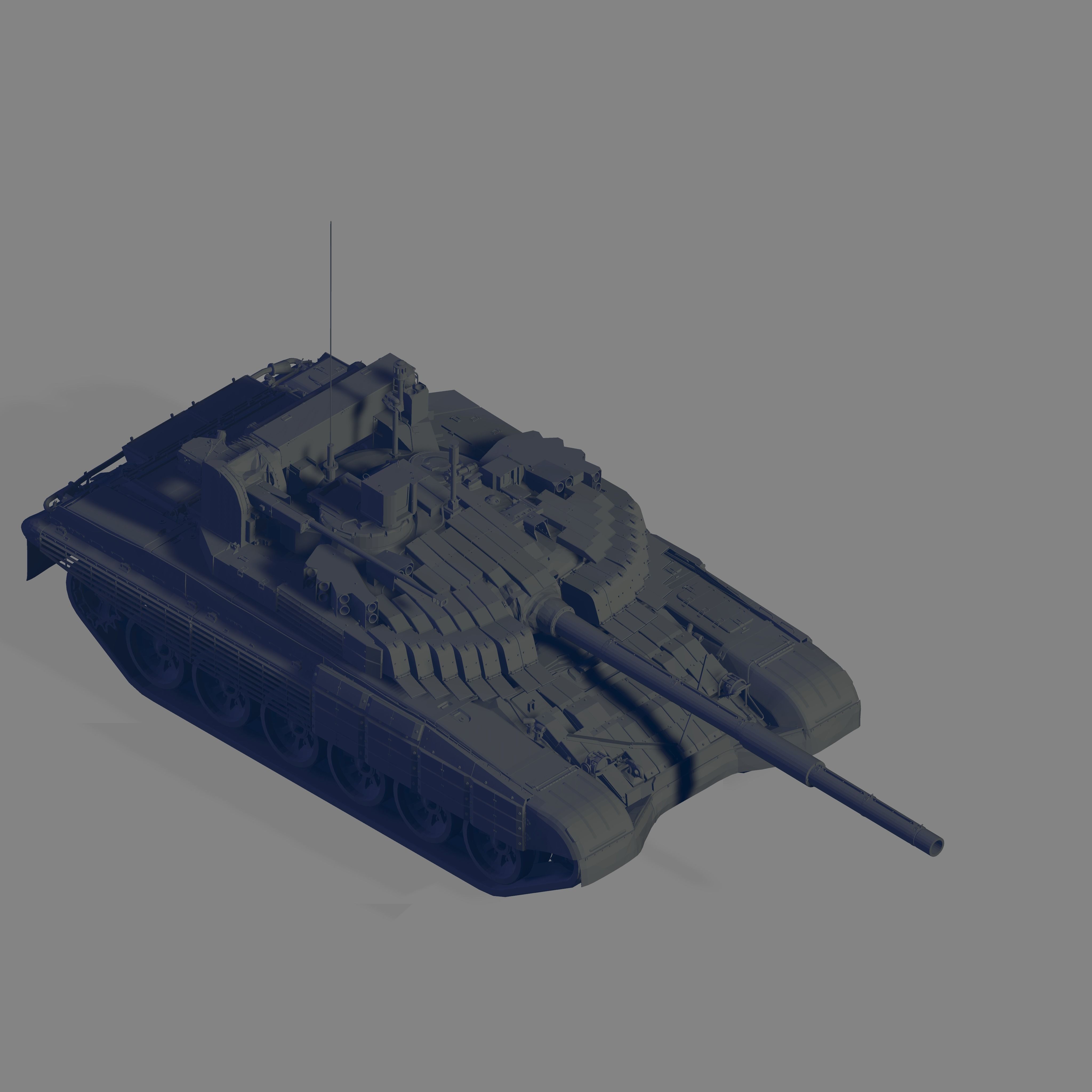 T 72M2 3D model | CGTrader