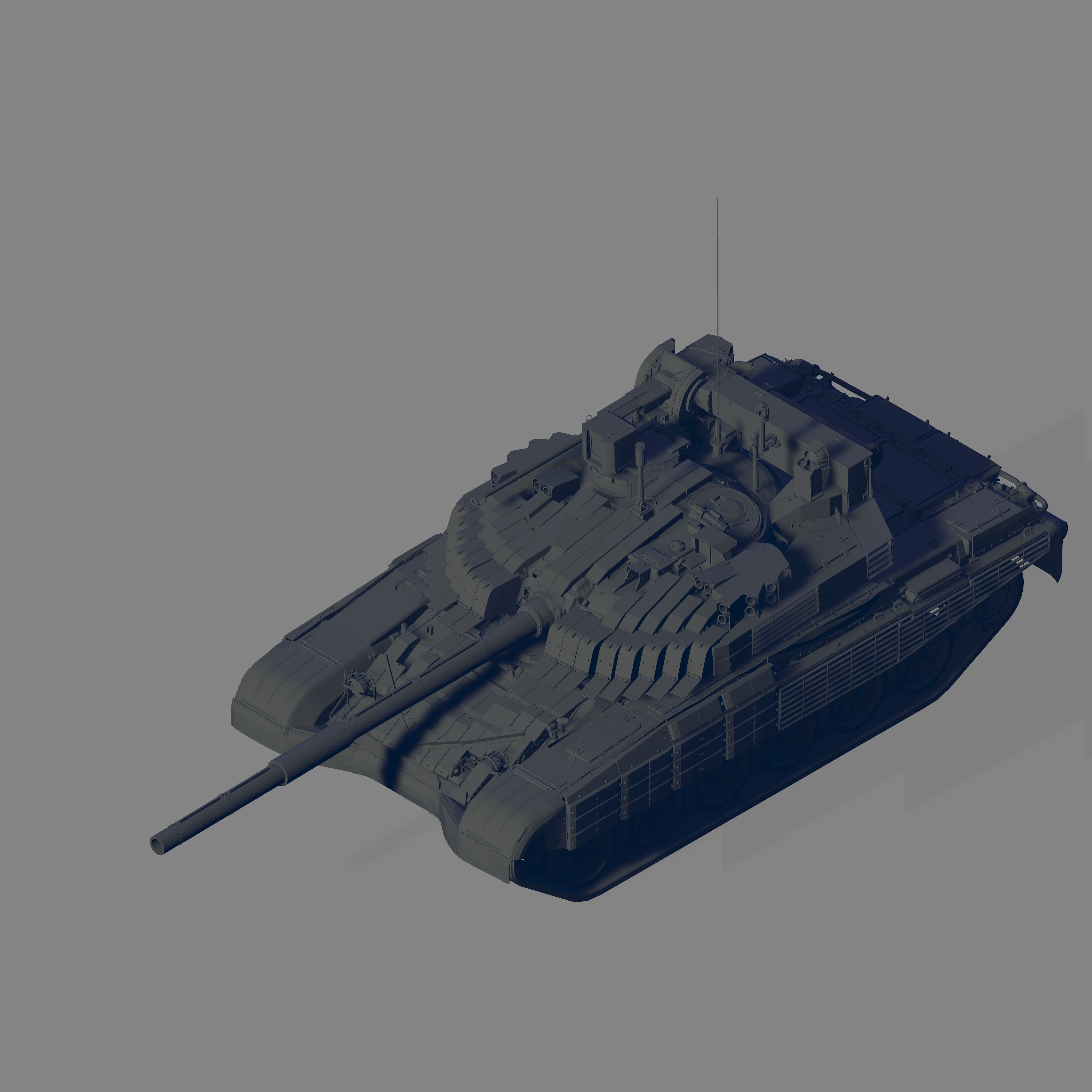 T 72M2 3D model | CGTrader