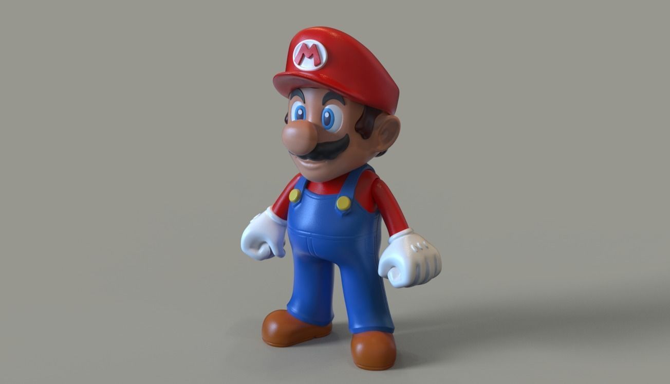 3D Print Ready Mario 3D model 3D printable | CGTrader