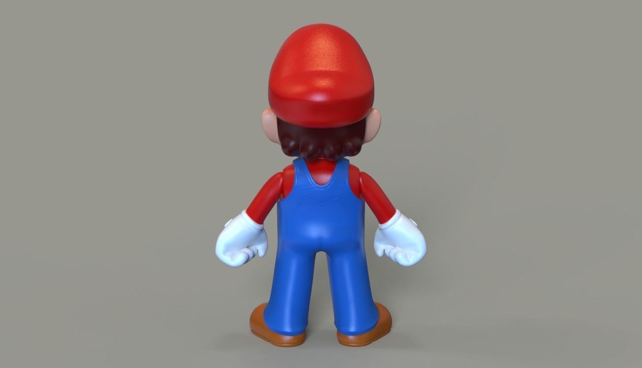3D Print Ready Mario 3D model 3D printable | CGTrader