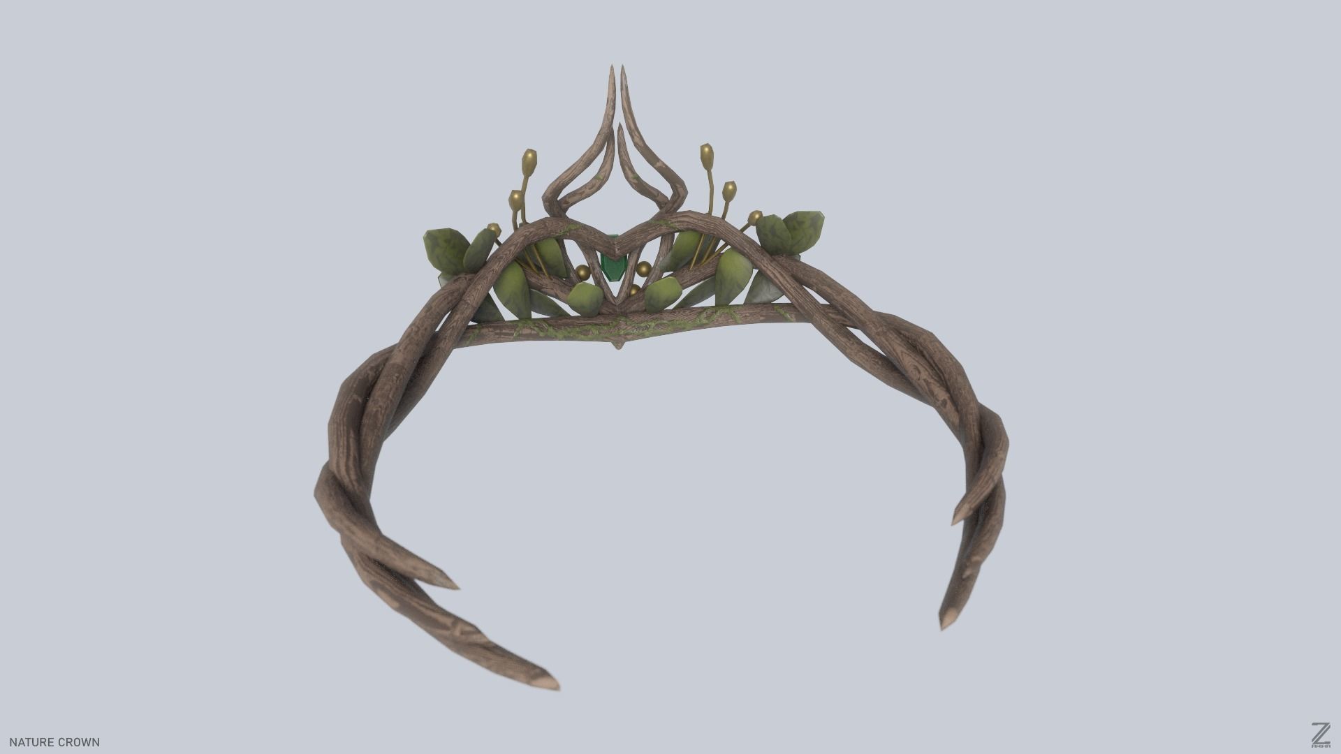 3D model Nature crown VR / AR / low-poly | CGTrader