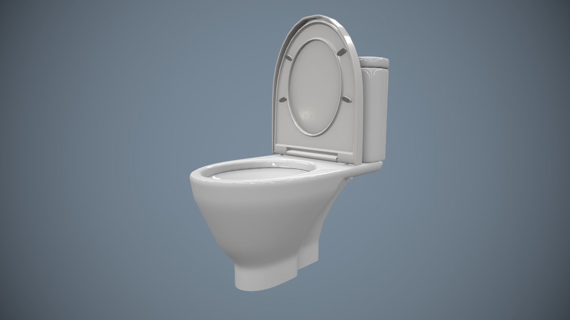 3D model Toilet Bowl Low Poly VR / AR / low-poly | CGTrader