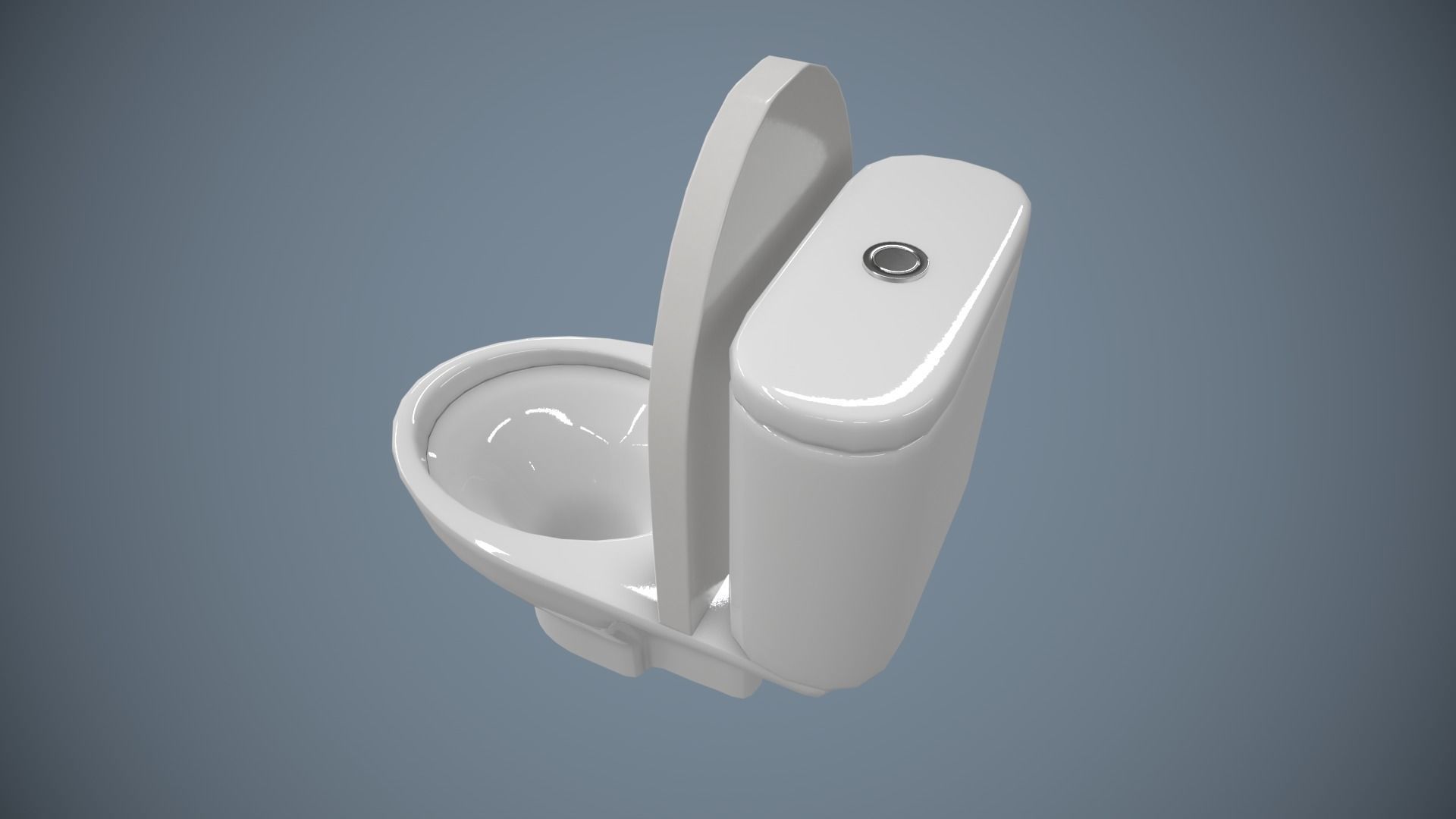 3D model Toilet Bowl Low Poly VR / AR / low-poly | CGTrader
