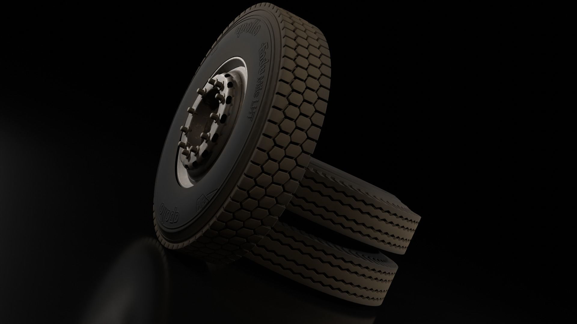 Dirty Tires free 3D model | CGTrader