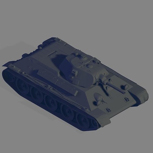 T 34 1940 3D model | CGTrader